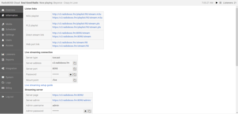 radioboss.fm | RadioBOSS Cloud – Quick Start Guide